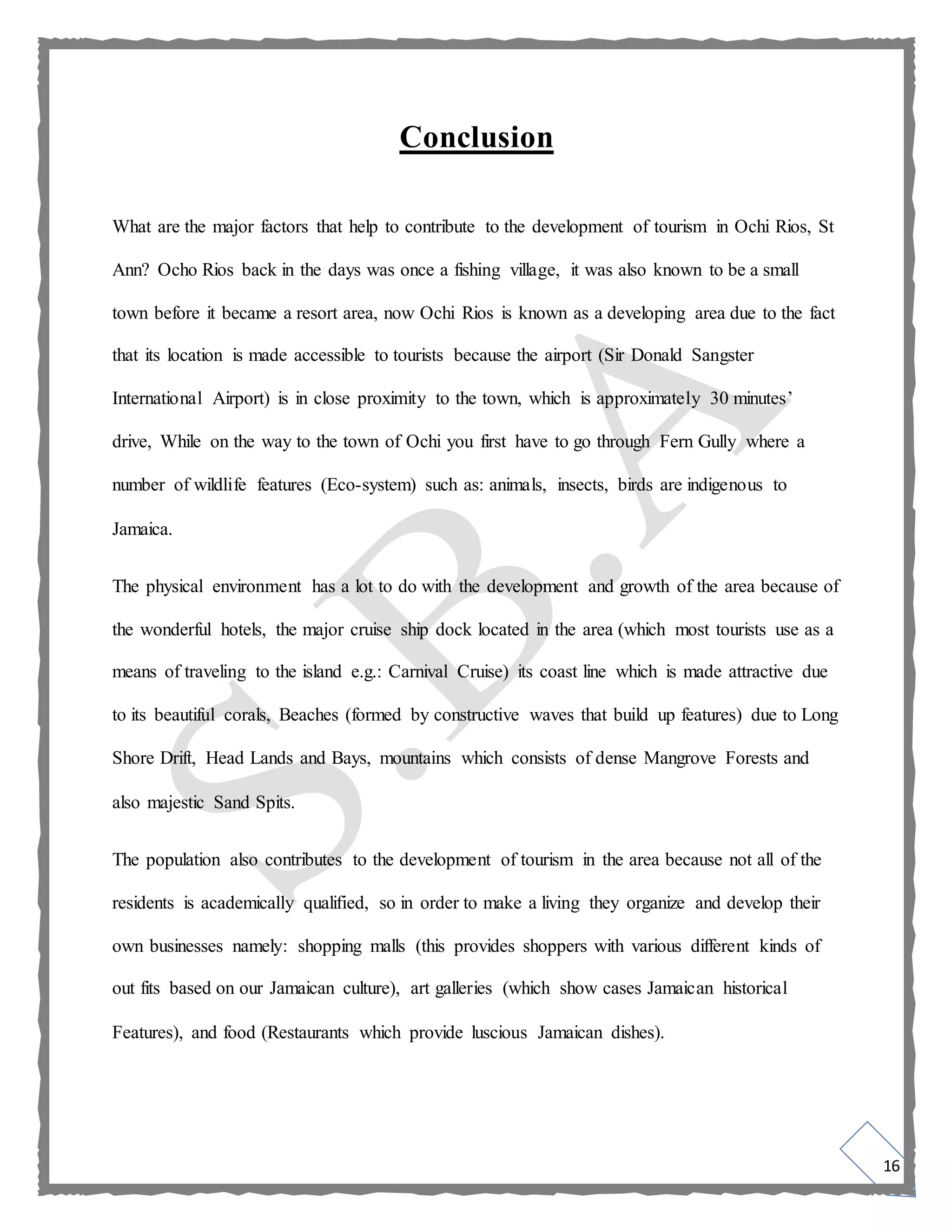 Geogaphy sba | DOCX | Australia and Oceania Travel | Travel Locations