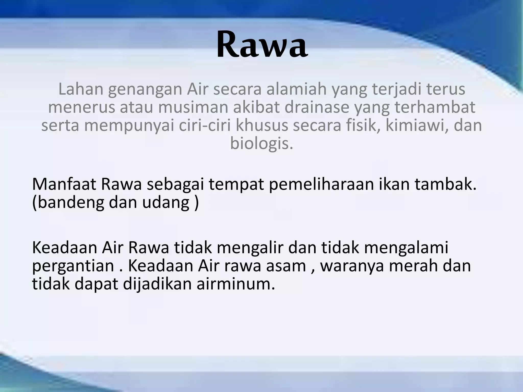 Perairan Darat (Geografi) | PPTX