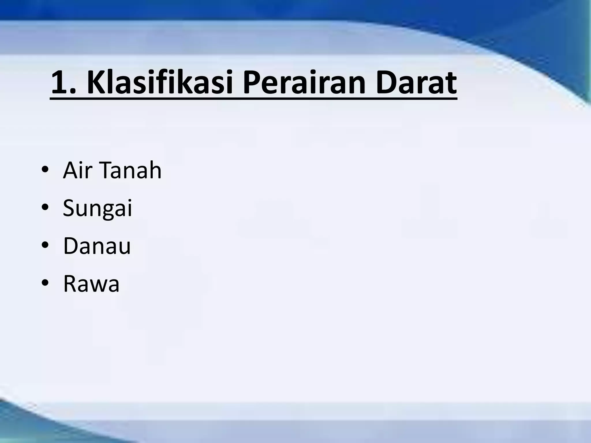 Perairan Darat (Geografi) | PPTX
