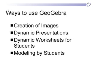 Geo Gebra | PPT