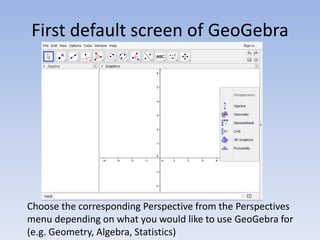Geo gebra | PPT