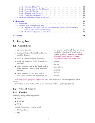 Geogebra for physics | PDF