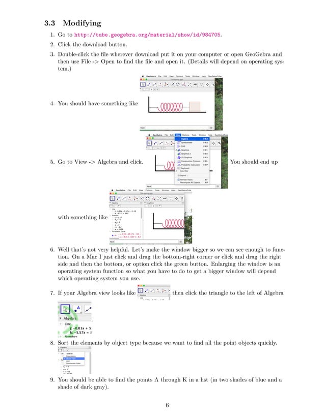 Geogebra for physics | PDF | Graphics Software | Computer Software and Applications