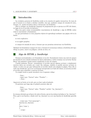 Geogebra interacción con javascript | PDF