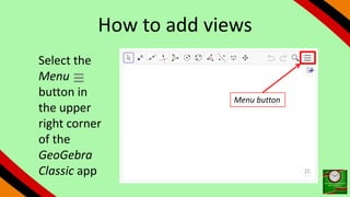 GeoGebra Tutorials | PPTX