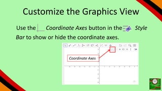 GeoGebra Tutorials | PPTX