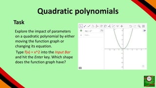 GeoGebra 3 | PPTX | Technology & Computing