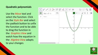 GeoGebra 3 | PPTX | Technology & Computing