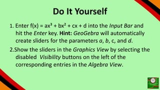 GeoGebra 3 | PPTX | Technology & Computing
