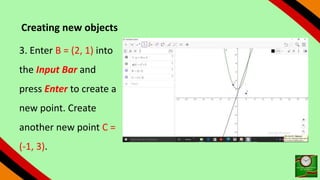 GeoGebra 3 | PPTX | Technology & Computing