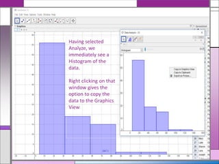 GeoGebra data analysis | PPT