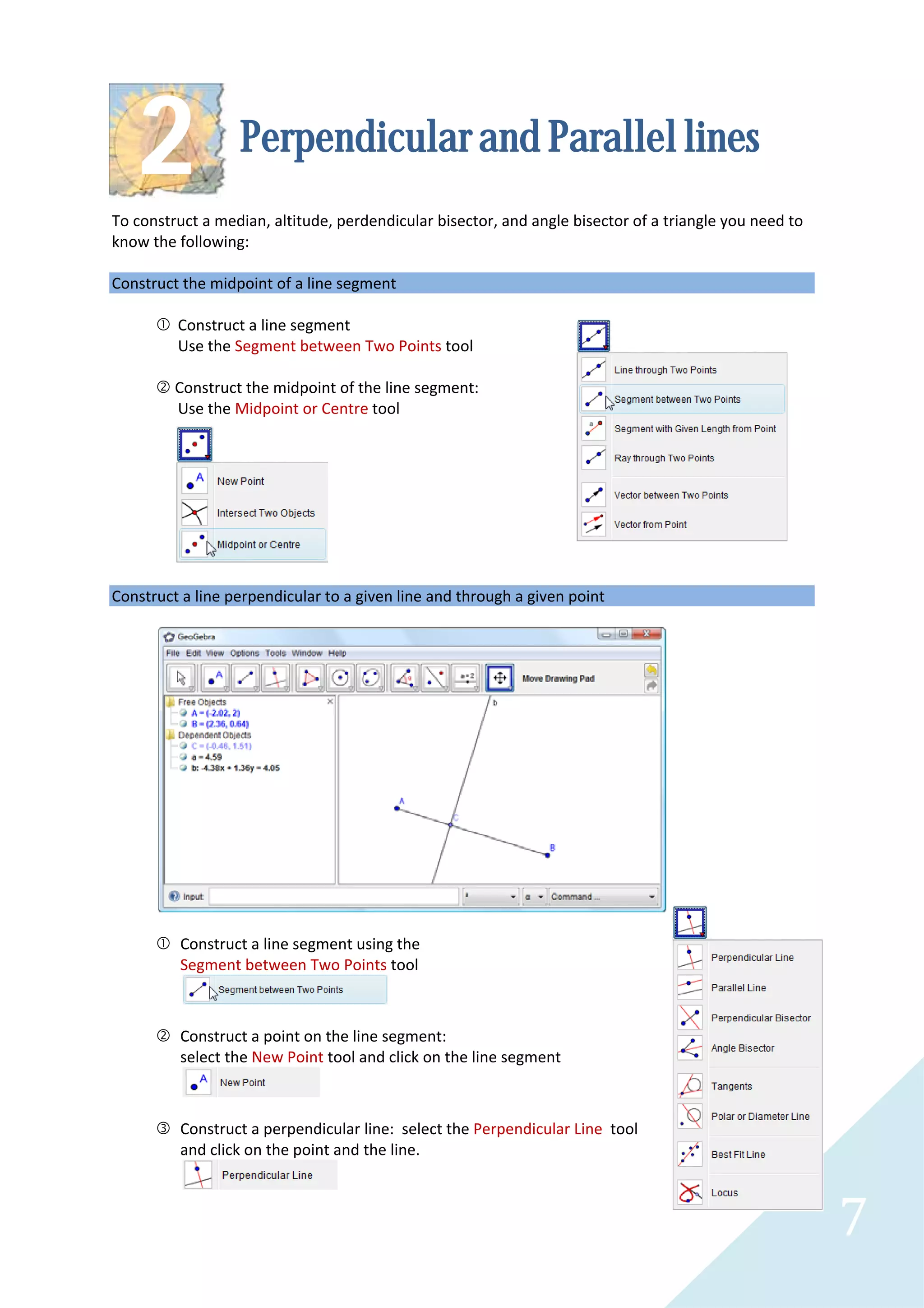 Geo gebra in 10 lessons gerrit stols (1) | PDF