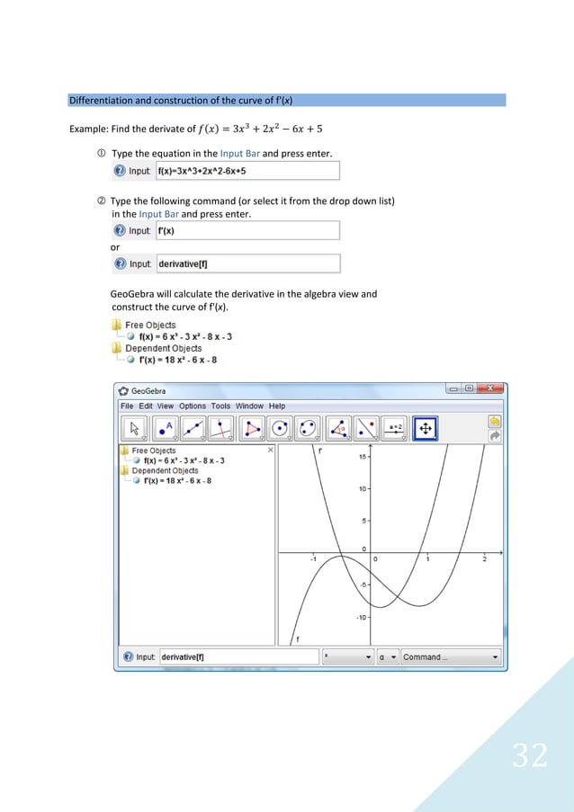 Geo gebra in 10 lessons gerrit stols (1) | PDF | 3-D Graphics | Computer Software and Applications