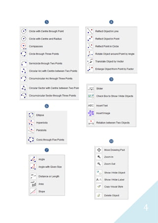Geo gebra in 10 lessons gerrit stols (1) | PDF