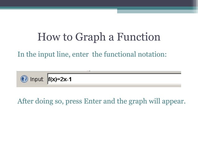 GeoGebra Talk - A basic introduction | PPT