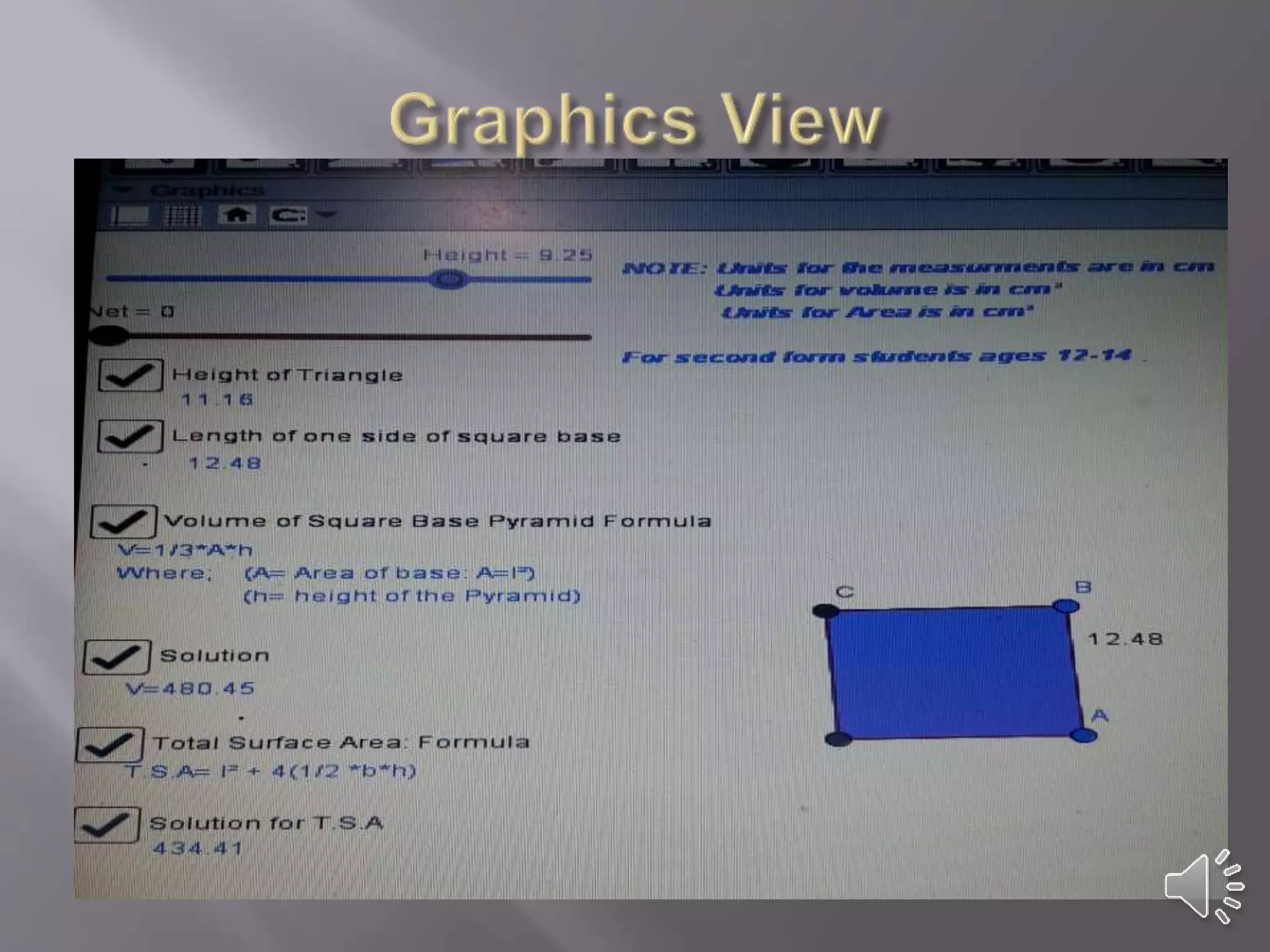 Geogebra worksheet presentation james williams | PPT