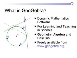 Geo gebra ws_1_intro | PPT