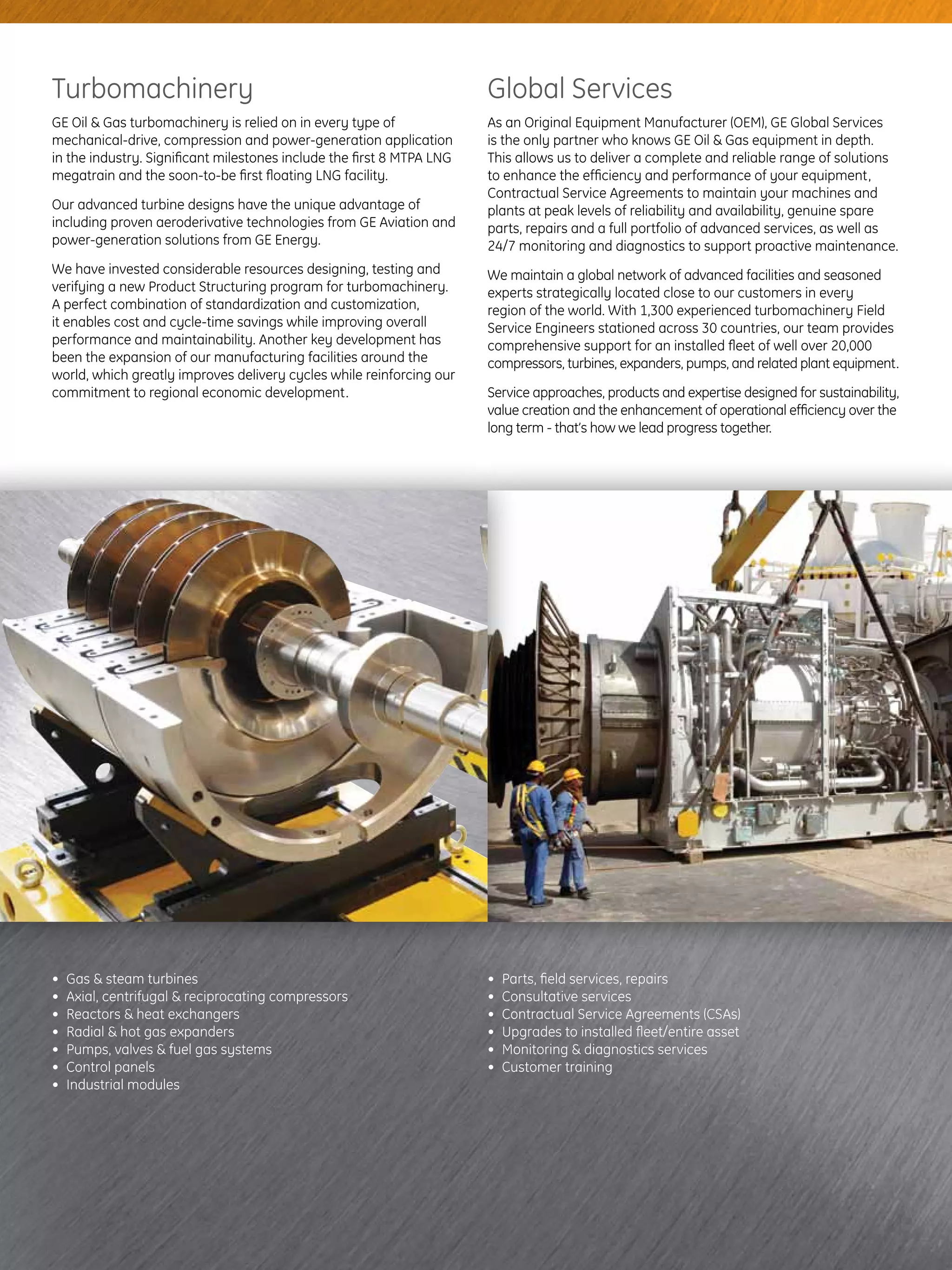 GE O&G Overview Brochure 2012 | PDF