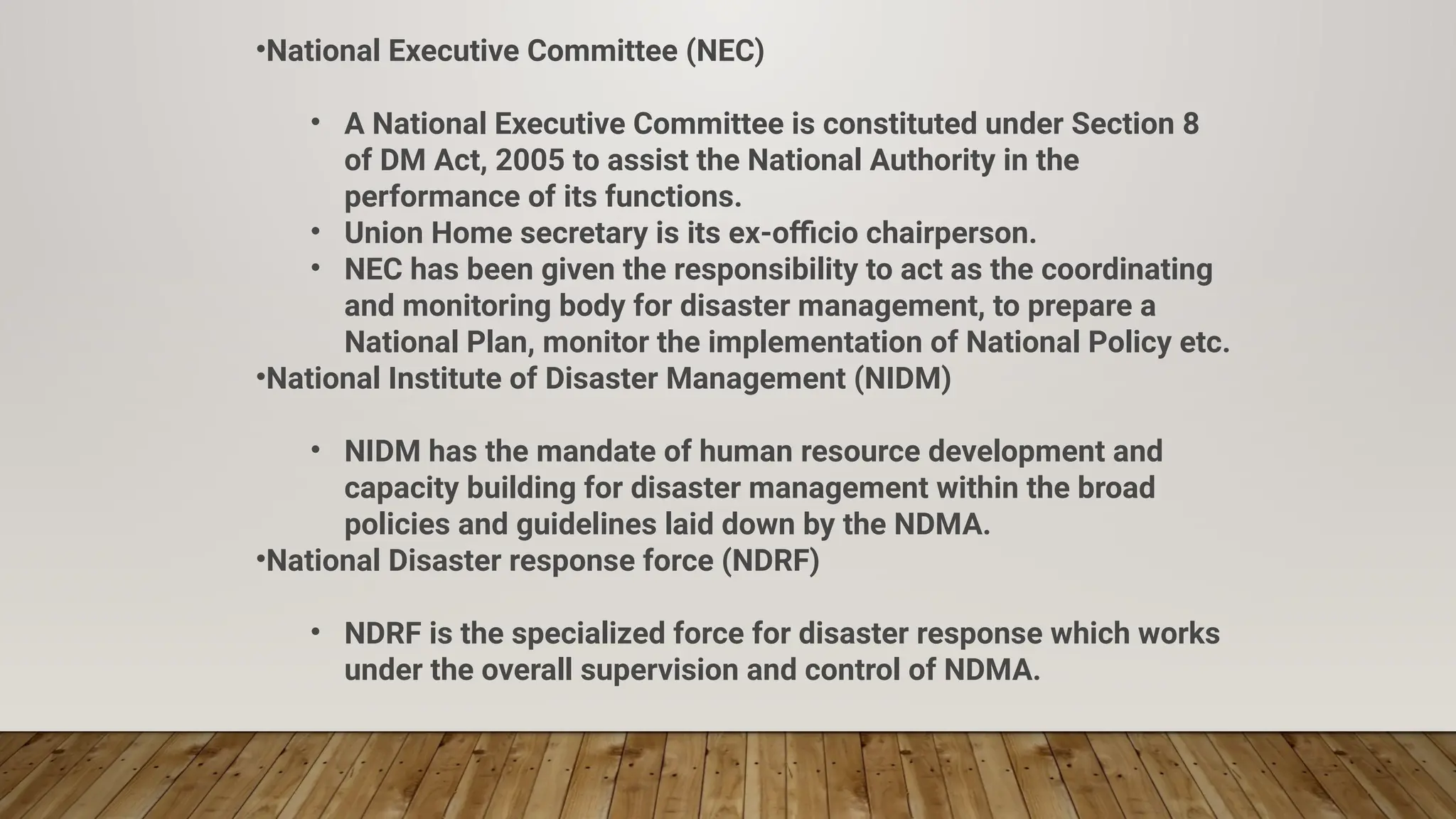disaster risk management -NDMA,DDMA SDMA.pptx