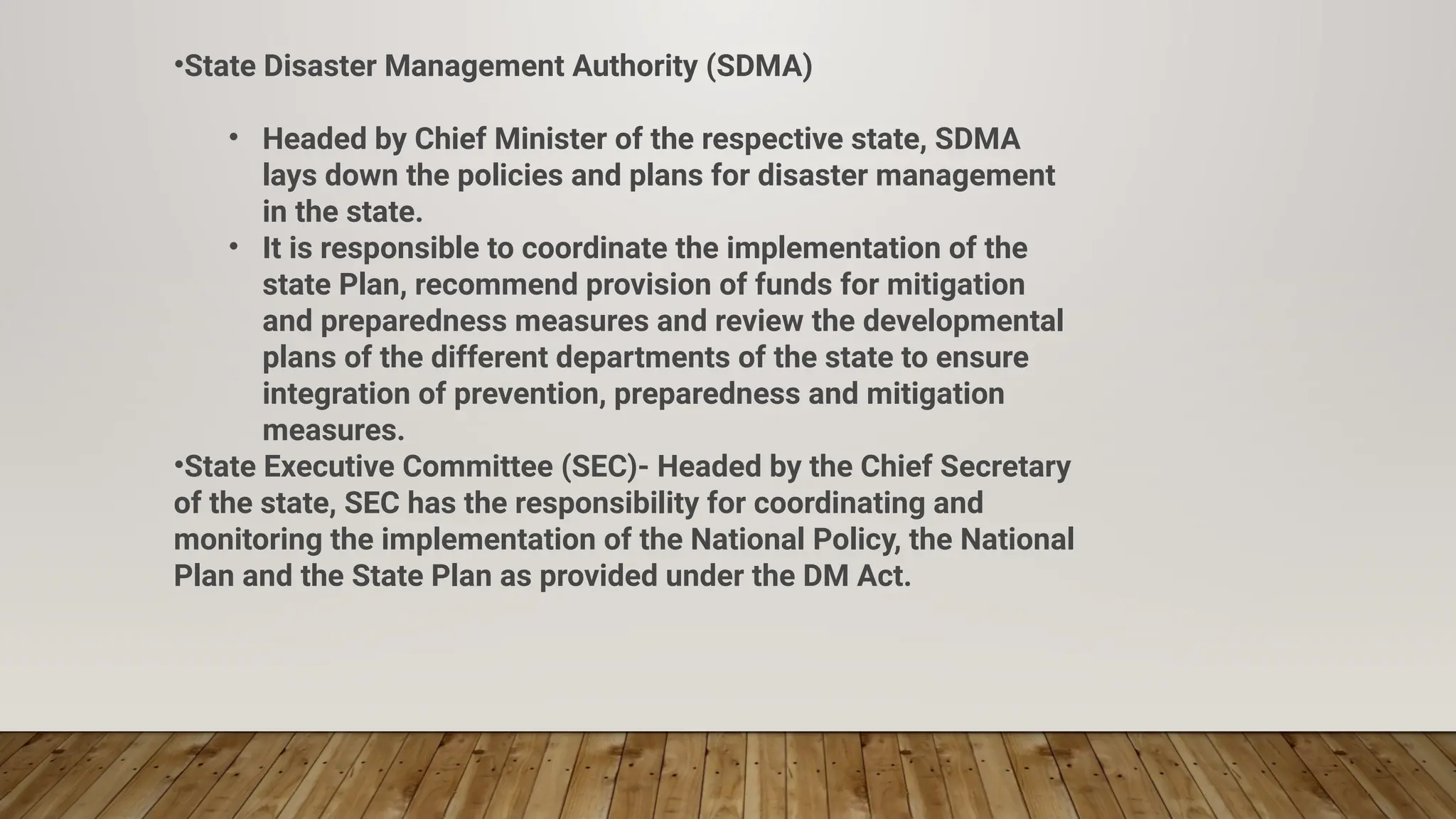 disaster risk management -NDMA,DDMA SDMA.pptx