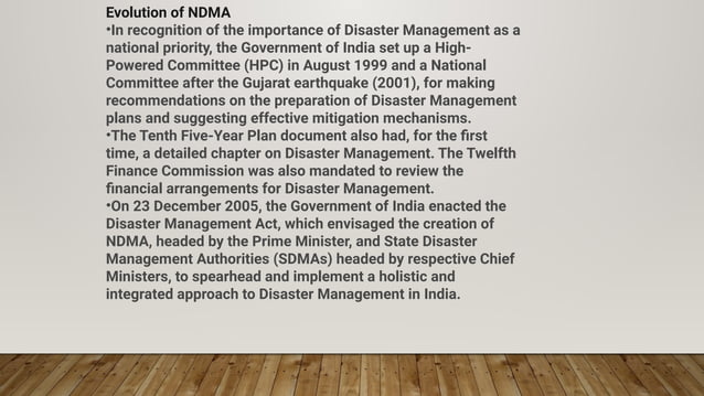 disaster risk management -NDMA,DDMA SDMA.pptx