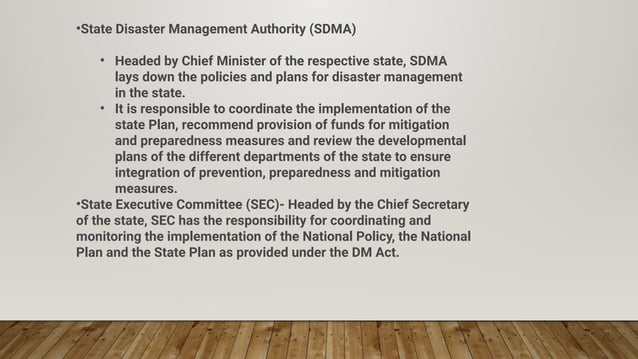 disaster risk management -NDMA,DDMA SDMA.pptx