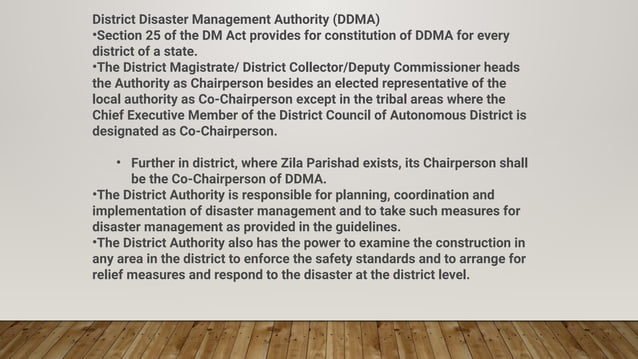 disaster risk management -NDMA,DDMA SDMA.pptx