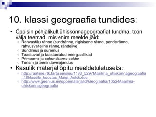 Geograafia | PPT