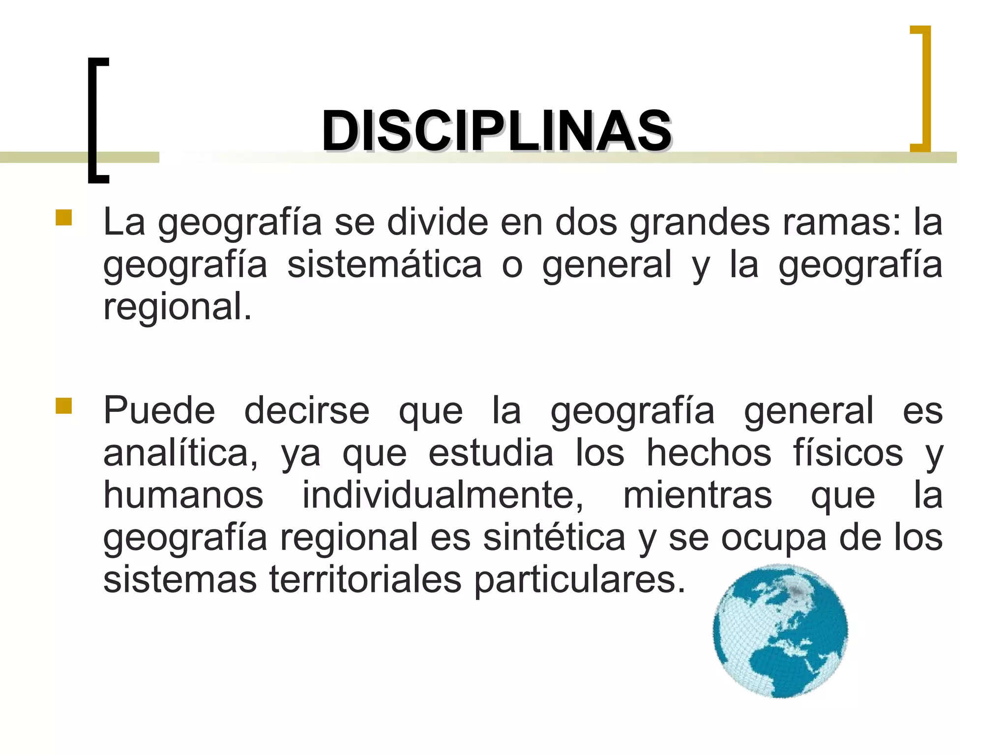 Geografía (Física y humana) | PPT