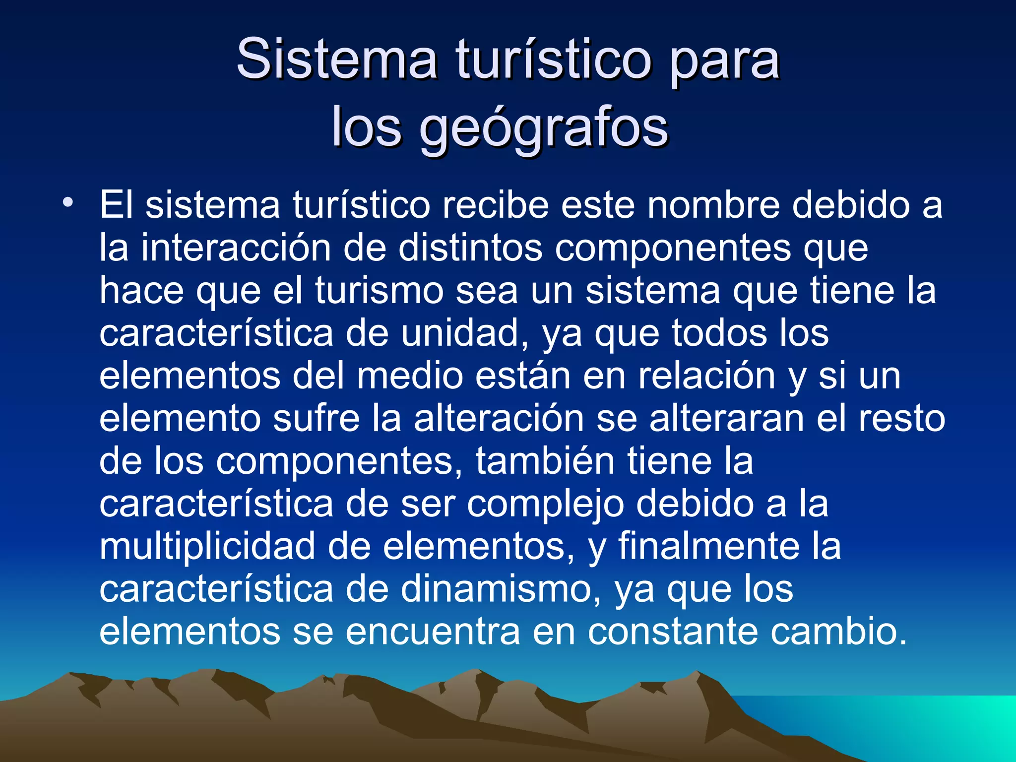 GeografíA+Del+Turismo | PPT | Travel