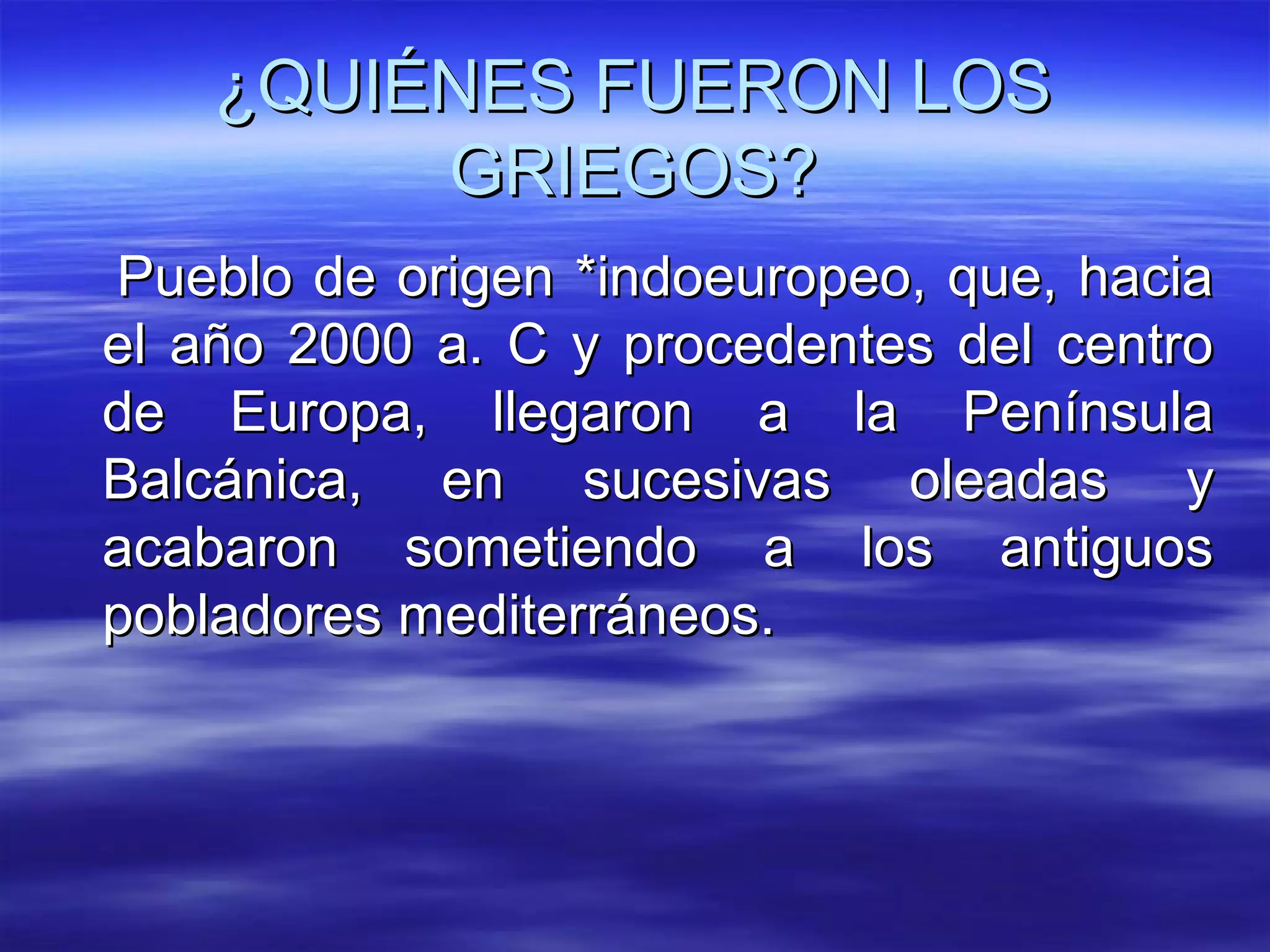 Geografía mundo griego antiguo | PPT