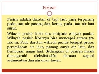 Geografi Zona Pesisir dan Pantai | PPTX