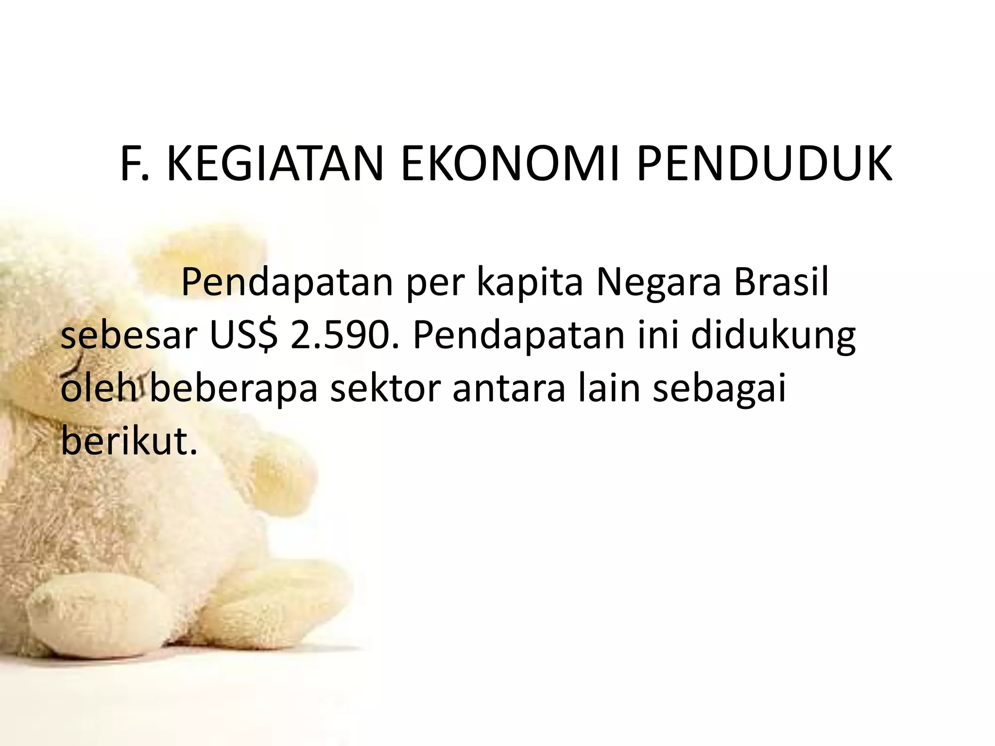 Geografi profil negara Brazil | PPTX