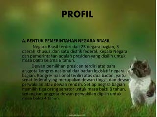 Geografi profil negara Brazil | PPTX