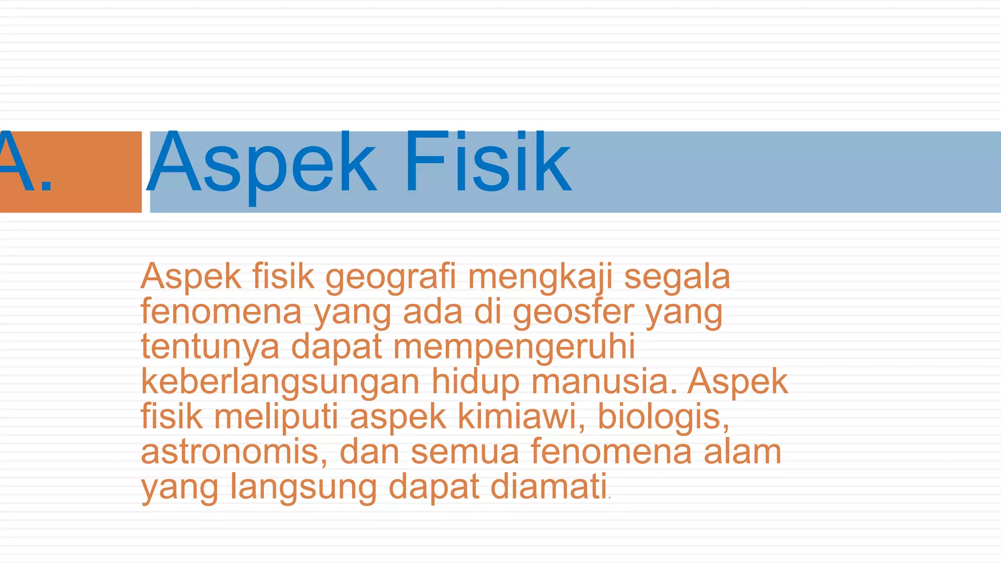 aspek aspek geografi | PPTX