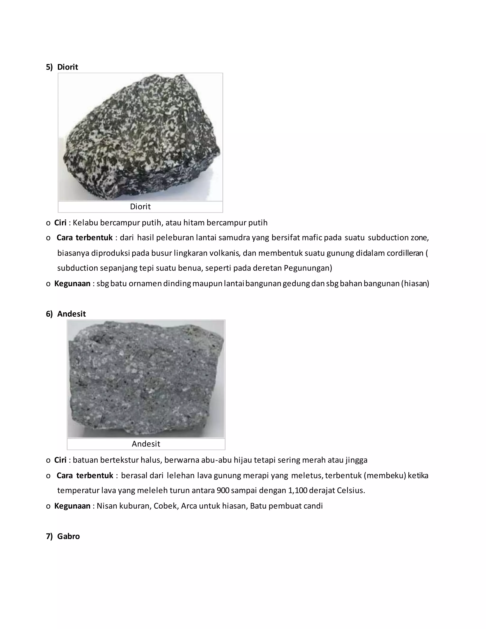 Geografi jenis batuan | DOCX
