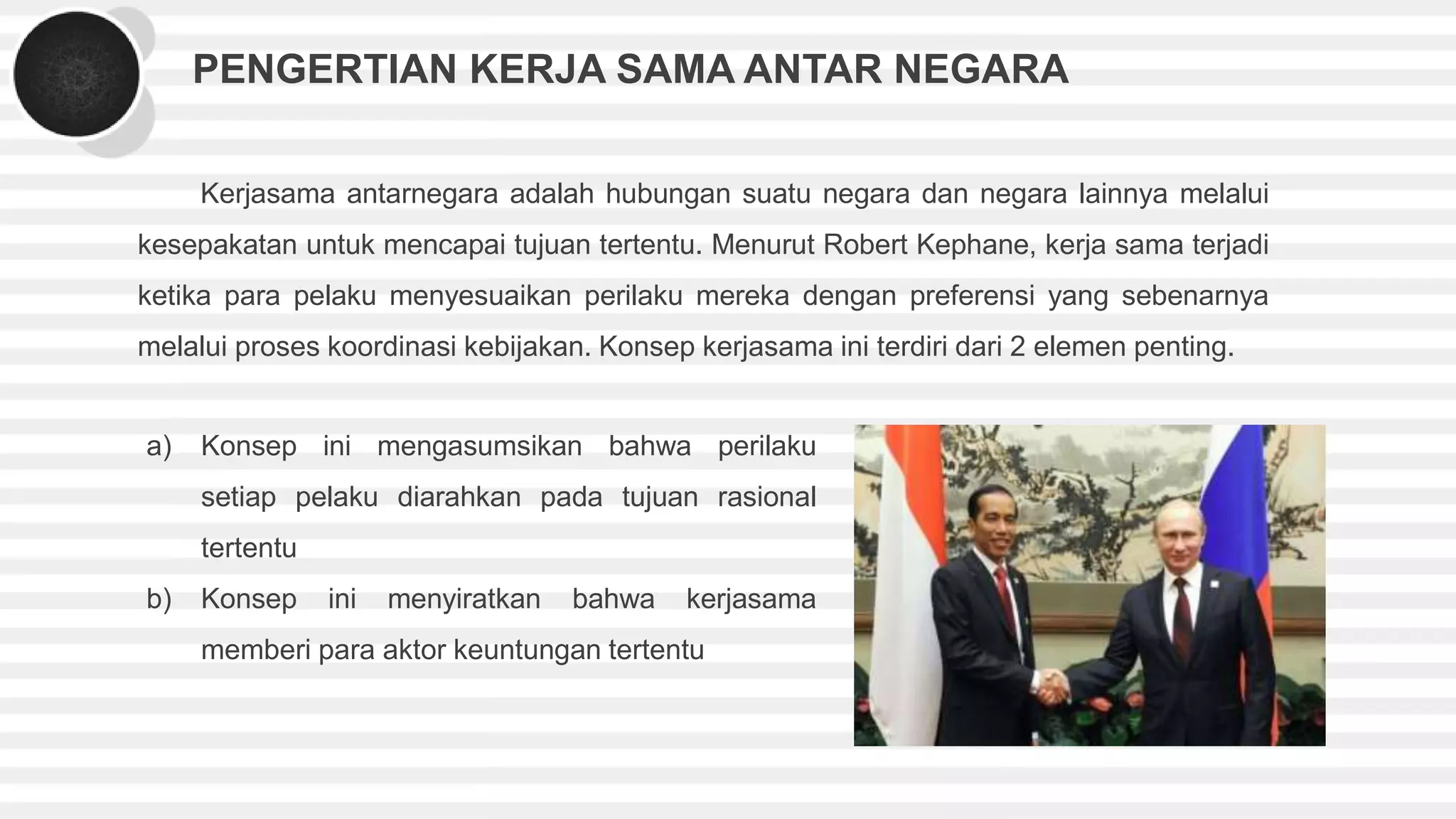 Bentuk bentuk kerjasama negara maju dan berkembang | PPTX