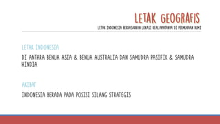 Geografi - Letak, Luas dan Batas Indonesia | PDF