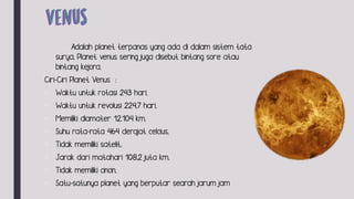 Geografi - Planet di Tata Surya | PPT