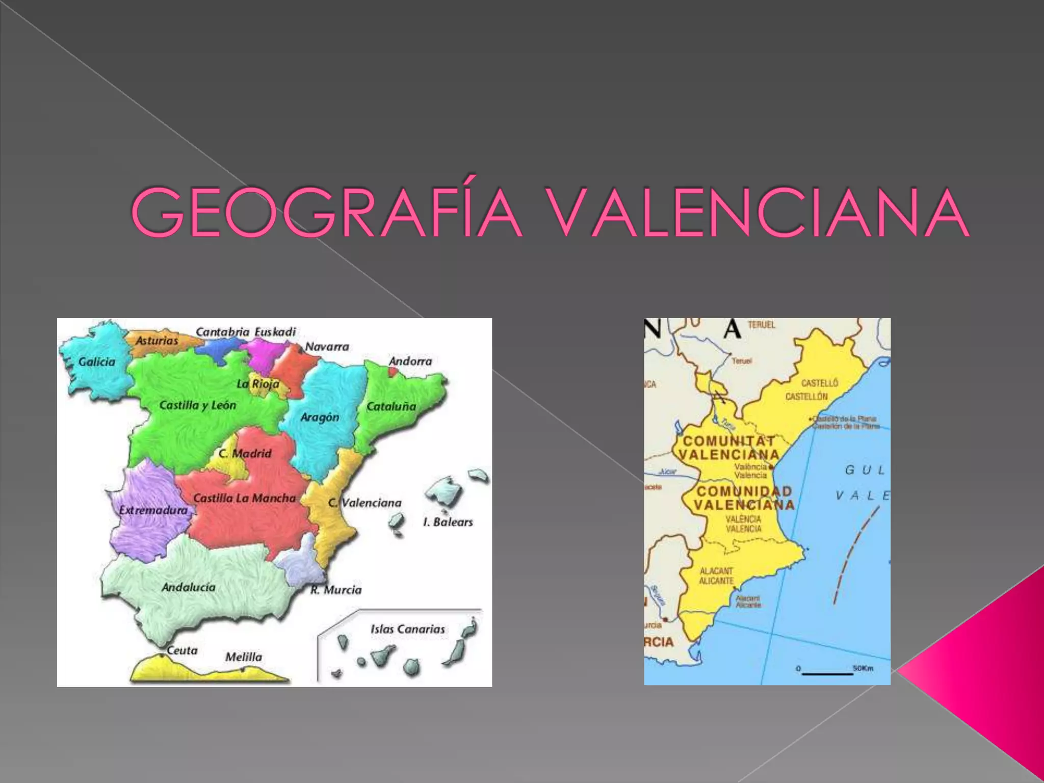 Geografia Comunidad Valenciana | PPTX | South America Travel | Travel ...