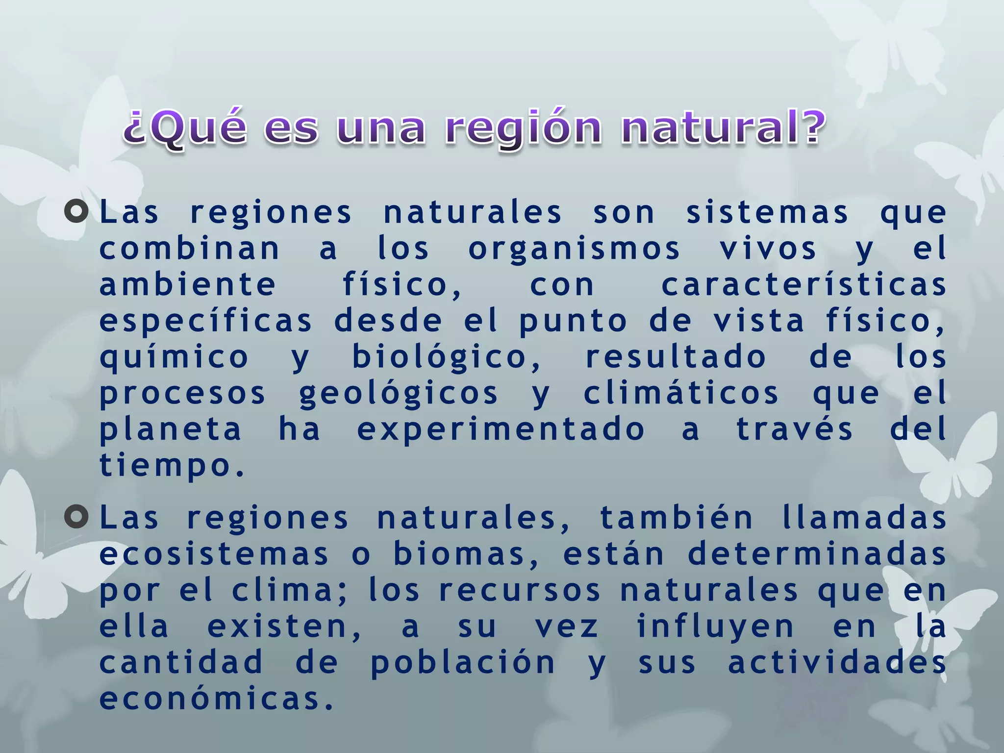 Regiones naturales | PPT