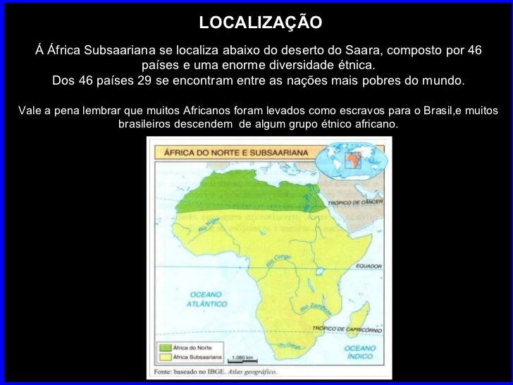 Geografia - África do Norte e Subsaariana