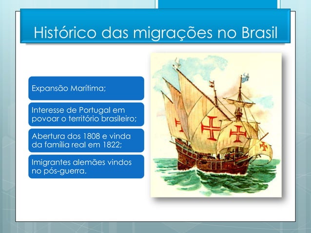 Geografia - Migrações e Estrutura Populacional do Brasil | PPTX ...