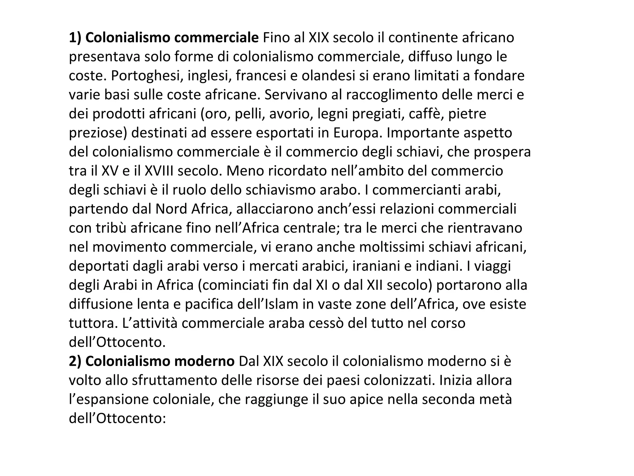 Geografia, 2012, colonialismo in africa, peter s., 2 ist tecn comm | PPT