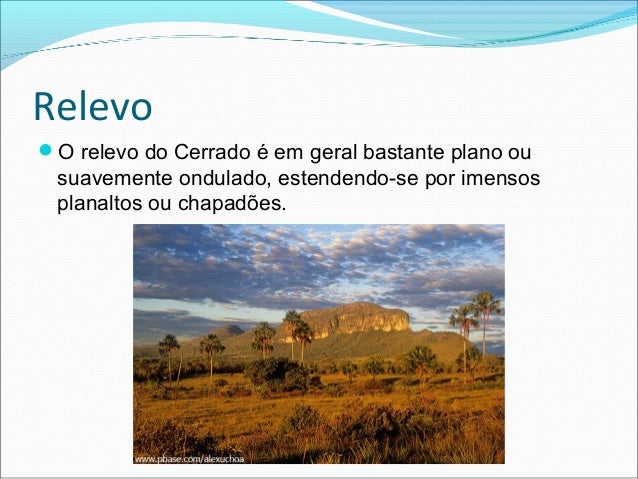 Geografia apresentação Cerrado