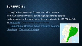 GEOGRAFIA DE LA REGION ORIENTE DEL ECUADOR- deber (1).pptx