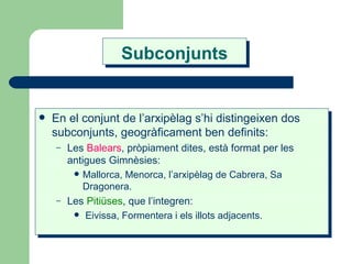 Geografia física illes balears | PPT