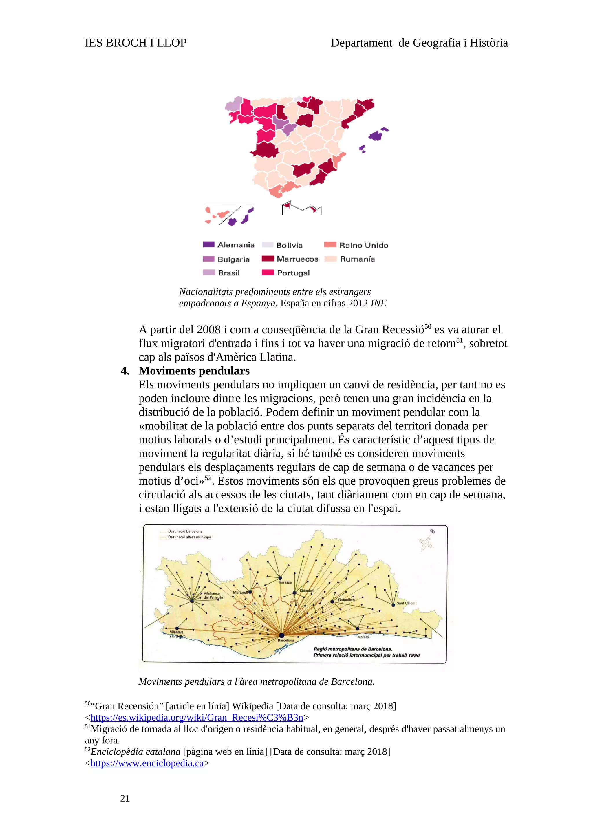 Geografia humana espanya | PDF
