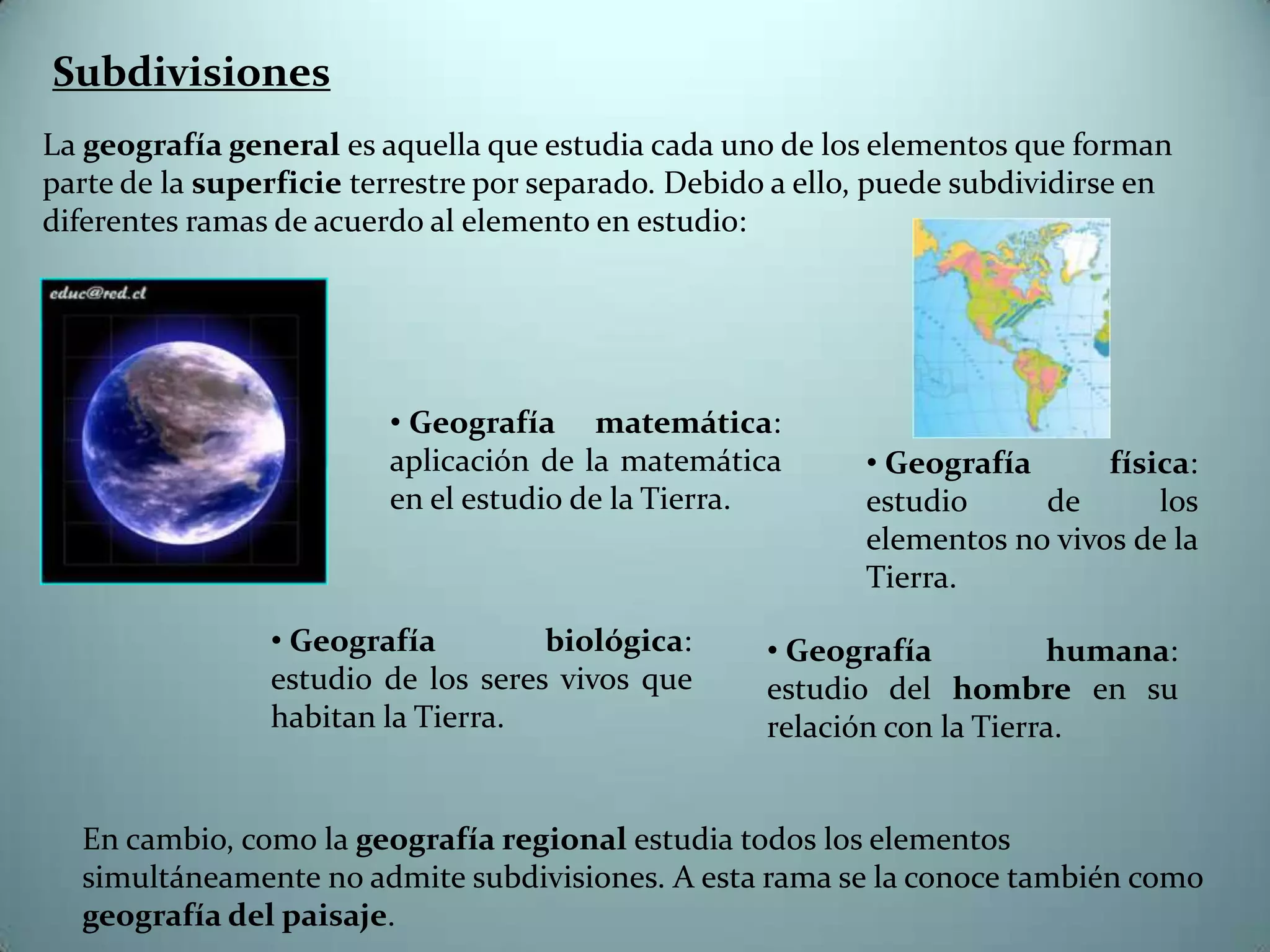 Geografia Introduccion | PPT | Free Download