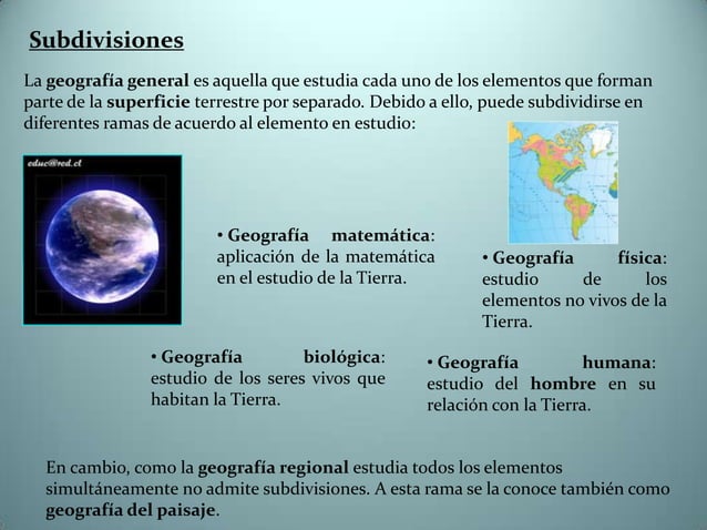 Geografia Introduccion | PPT | Free Download